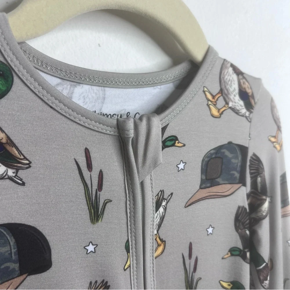 One Pieces | Whimsy Co Bamboo Duck Hunting Footless Romper Size 1824 ...